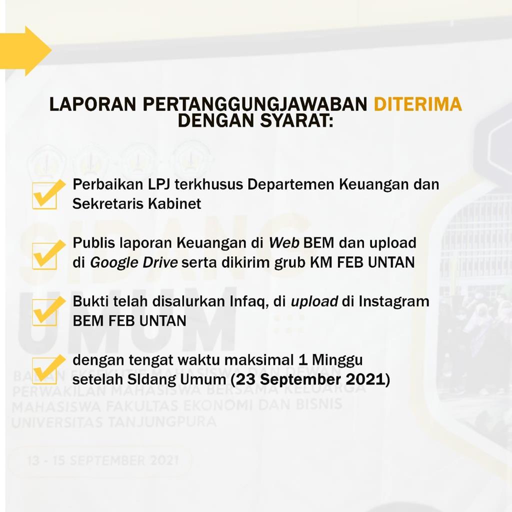 Sidang Keluarga Mahasiswa FEB UNTAN – Fakultas Ekonomi dan Bisnis